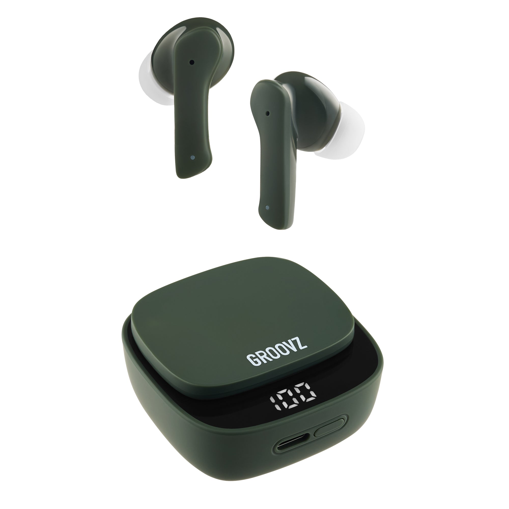Groovz Earbuds – 26H Battery, Clear Sound, All-Day Comfort